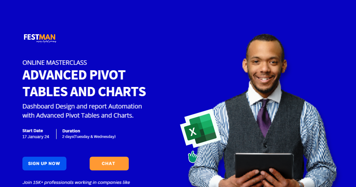 Advanced PivotTables Masterclass Advanced PivotTables Masterclass